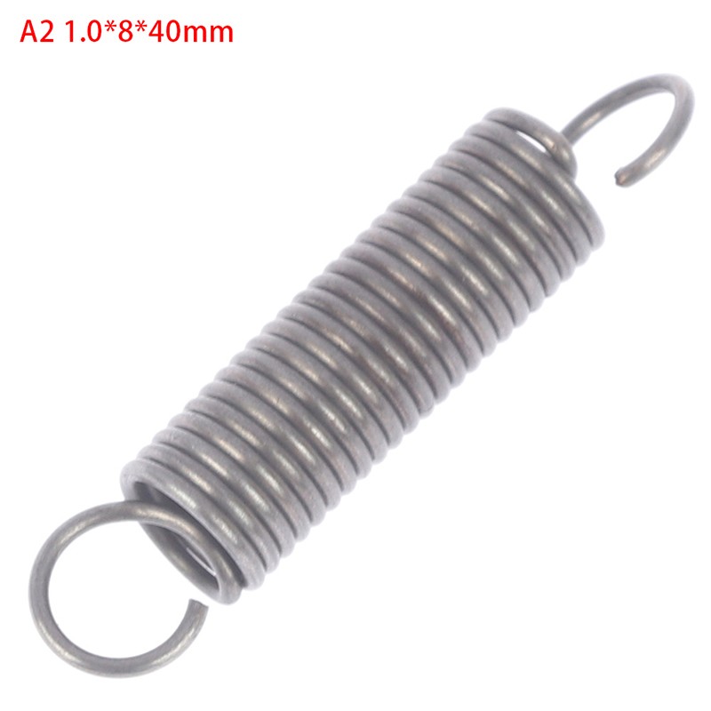 1Pc Extension Tension Spring Springs Steel Hook Expansion Spring Wire ...