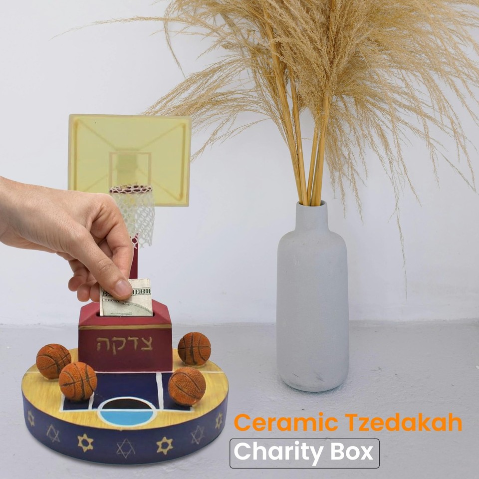 Ceramic Tzedakah Charity Box - Shul Model Pushka - Al Tneushul, Prague ...