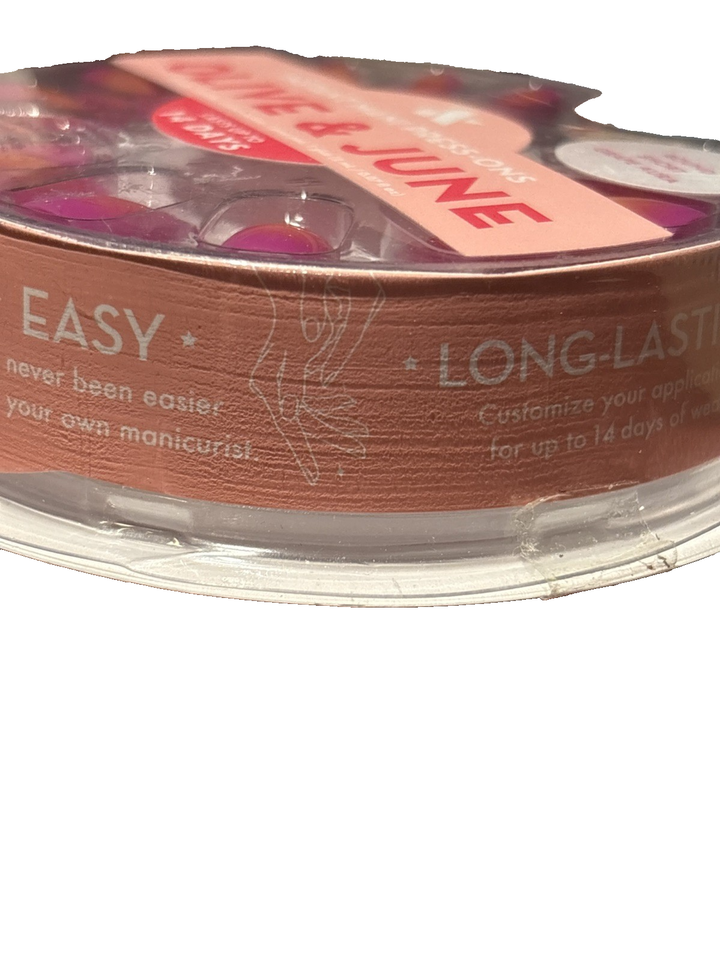 Olive & June Instant Mani Press-On Nails Round Short Grape Aura NEW | eBay