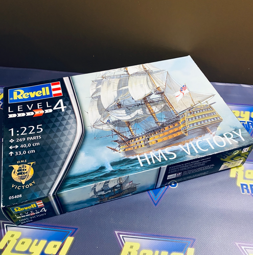 Revell 05408 HMS Victory 1:225 Plastic Model Kit Level 4 Nelson’s ...