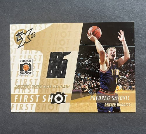 2002-03 Topps Xpectations First Shot Predrag Savovic #FS-PS Patch | eBay