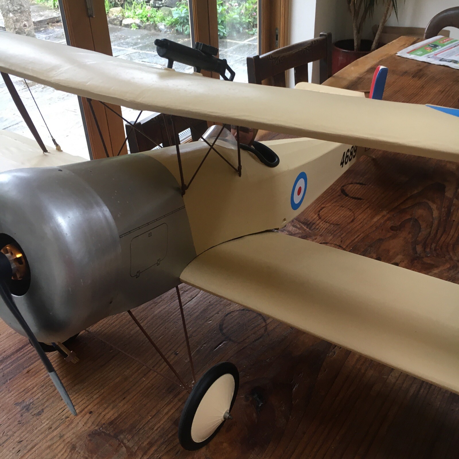 Large Vintage Bristol scout RC Biplane 126cm Wing Span Svenson model ...