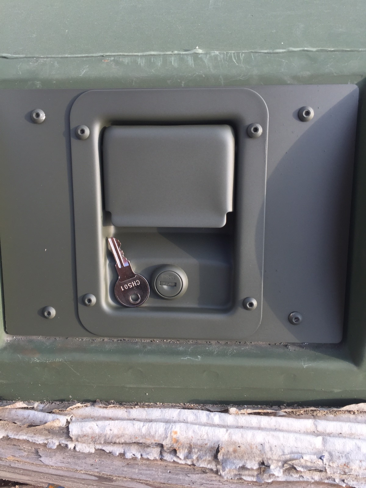 Locking Slant Back Rear Hatch Exterior Handle + Plate 12339881 5340-01 ...