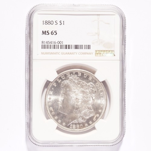 1880-S Morgan Silver Dollar NGC MS65 | eBay