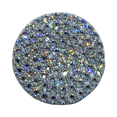 Handmade Bling White Popsocket made with Clear Swarovski Crystals | eBay