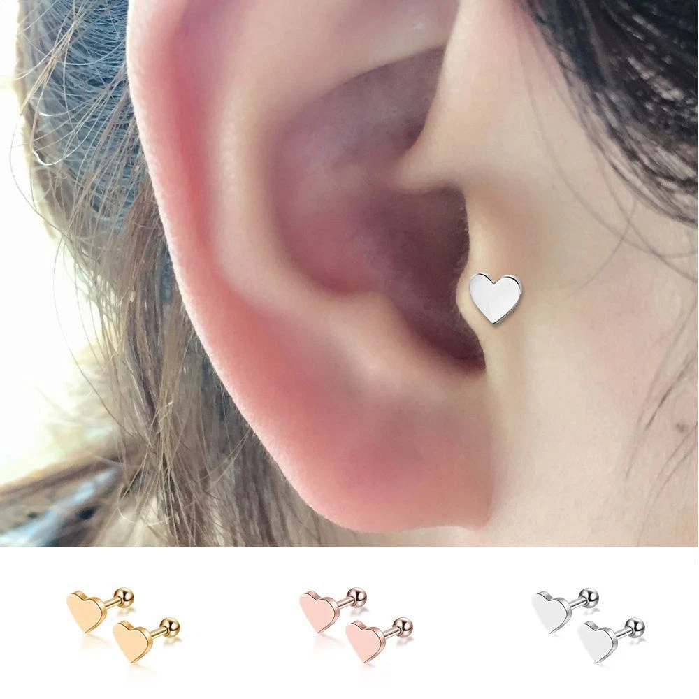 Tragus Piercing Heart