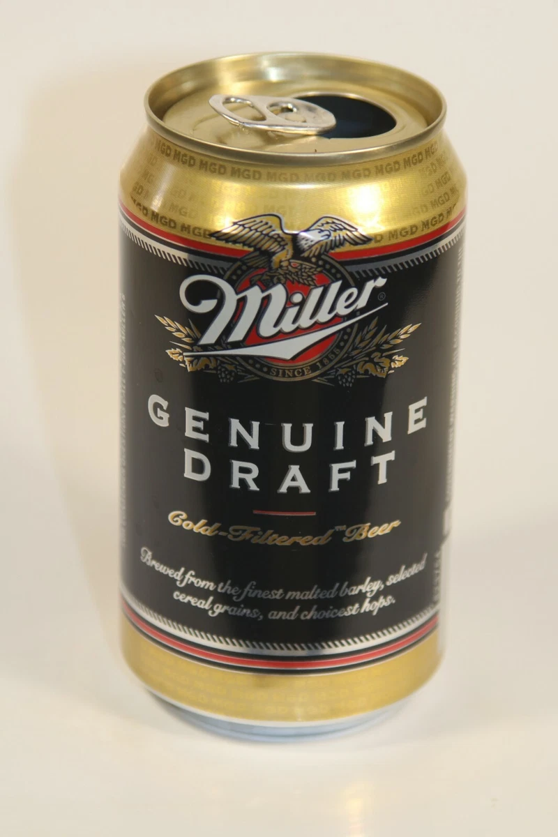 Miller Genuine Draft Beer Can