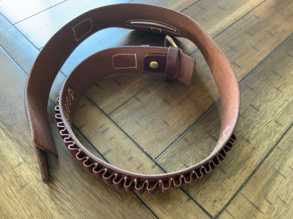 TRIPLE K Style #110 WYOMING DROP LOOP BELT 38 CAL RH Large | eBay