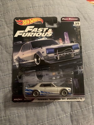 2018 Hot Wheels Fast Furious-Fast Rewind 3/5 NISSAN SKYLINE H/T 2000GT ...