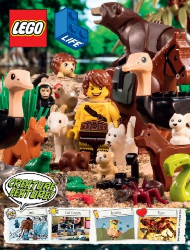 LEGO LIFE MAGAZINE-SEPTEMBER/OCTOBER 2018-CREATURE FEATURE-NEW-FAST ...