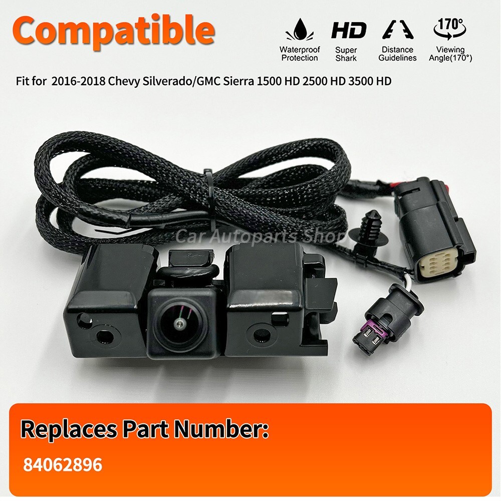 Rear View Back Up Camera 84062896 Fit for Chevy Silverado/GMC Sierra ...