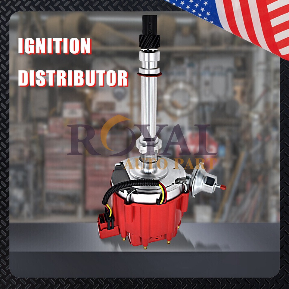 Fits Chevy V8 HEI Distributor w/ 65K Volt High 9000RPM - 350 454 SBC ...