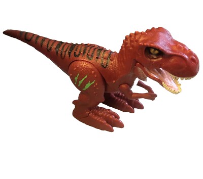 ZURU Robo Alive T-Rex Robotic Red Dinosaur That Walks and Roars-Comes w ...