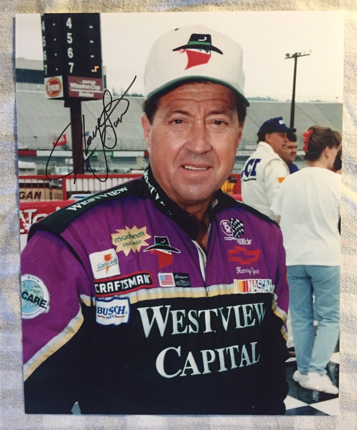 Harry Gant NASCAR Signed 8 X 10 Photo Autographed | eBay