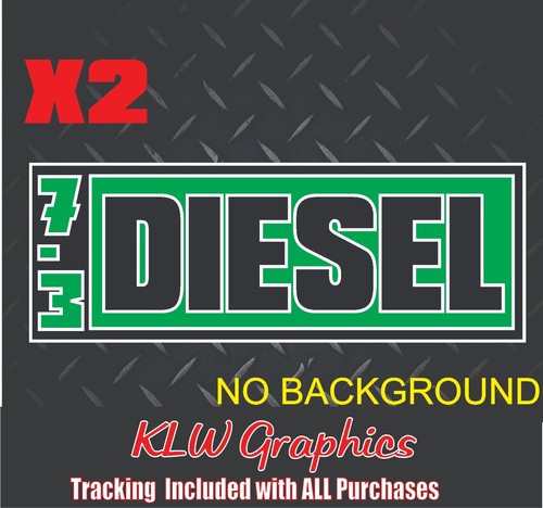 7.3 Decal Sticker Stacks Soot Turbo Diesel Truck Powerstroke Crew Cab ...