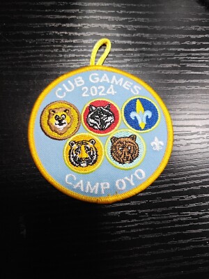 Camp Oyo Cub Games 2024 Patch | eBay