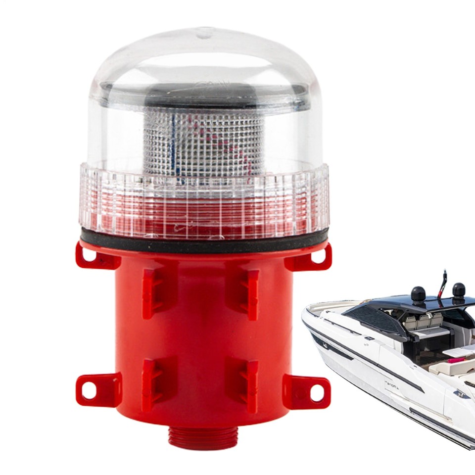 Solar Marine Signal Light Boat Distress Flare Emergency Warning Light ...