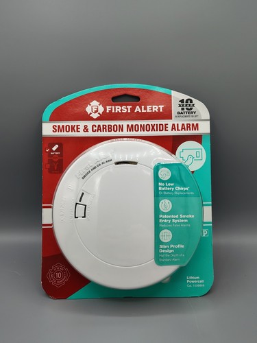 First Alert Battery Smoke Detector Carbon Monoxide Alarm 10-Year ...