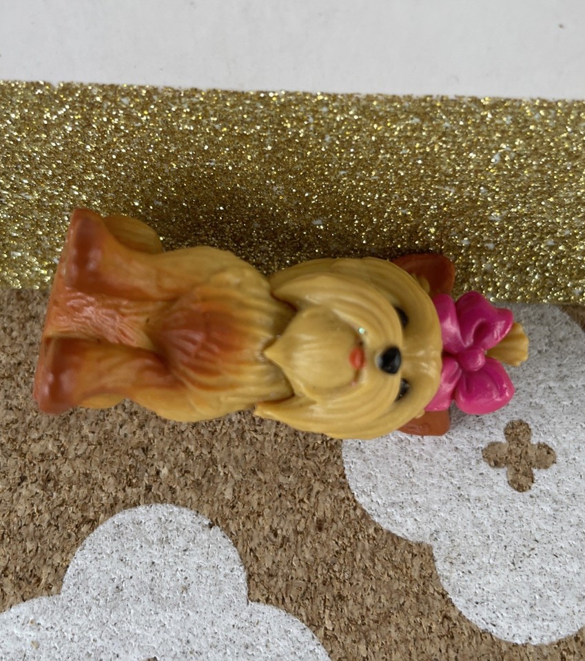 Jojo Siwa BowBow Brown Yorkie Dog Pink Bow Barbie Puppy Cute Small | eBay