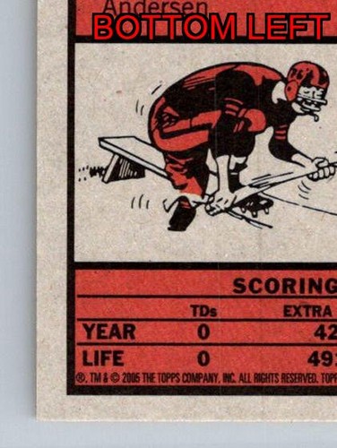 Jason Elam Kicker Denver Broncos Topps Heritage 2005 Card 320 ...