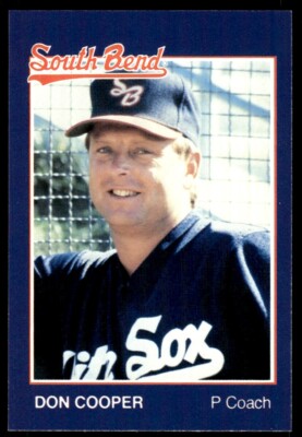 1988 Grand Slam Baseball Card Don Cooper A South Bend White Sox #14 | eBay