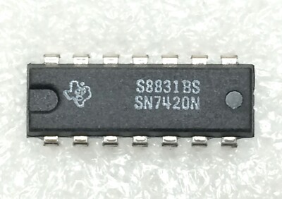 SN7420N TI NAND Gate, TTL/H/L Series, 2-Func, 4-Input, TTL 4 PIECES | eBay