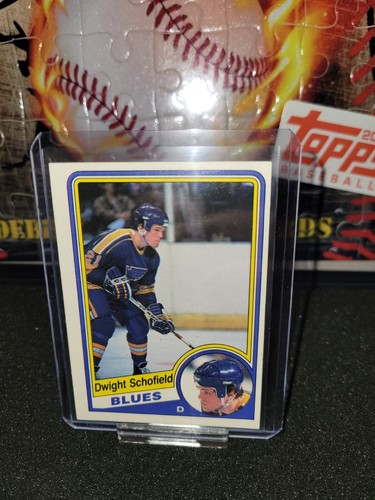 1984-85 O-Pee-Chee #191 Dwight Schofield Rookie St. Louis Blues | eBay