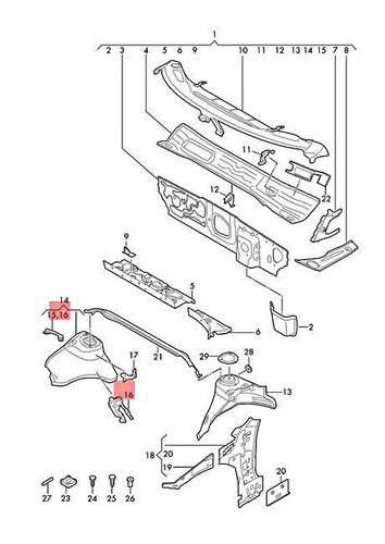 Genuine Retainer For Engine Carrier Right VW AUDI SKODA SEAT Arteon ...
