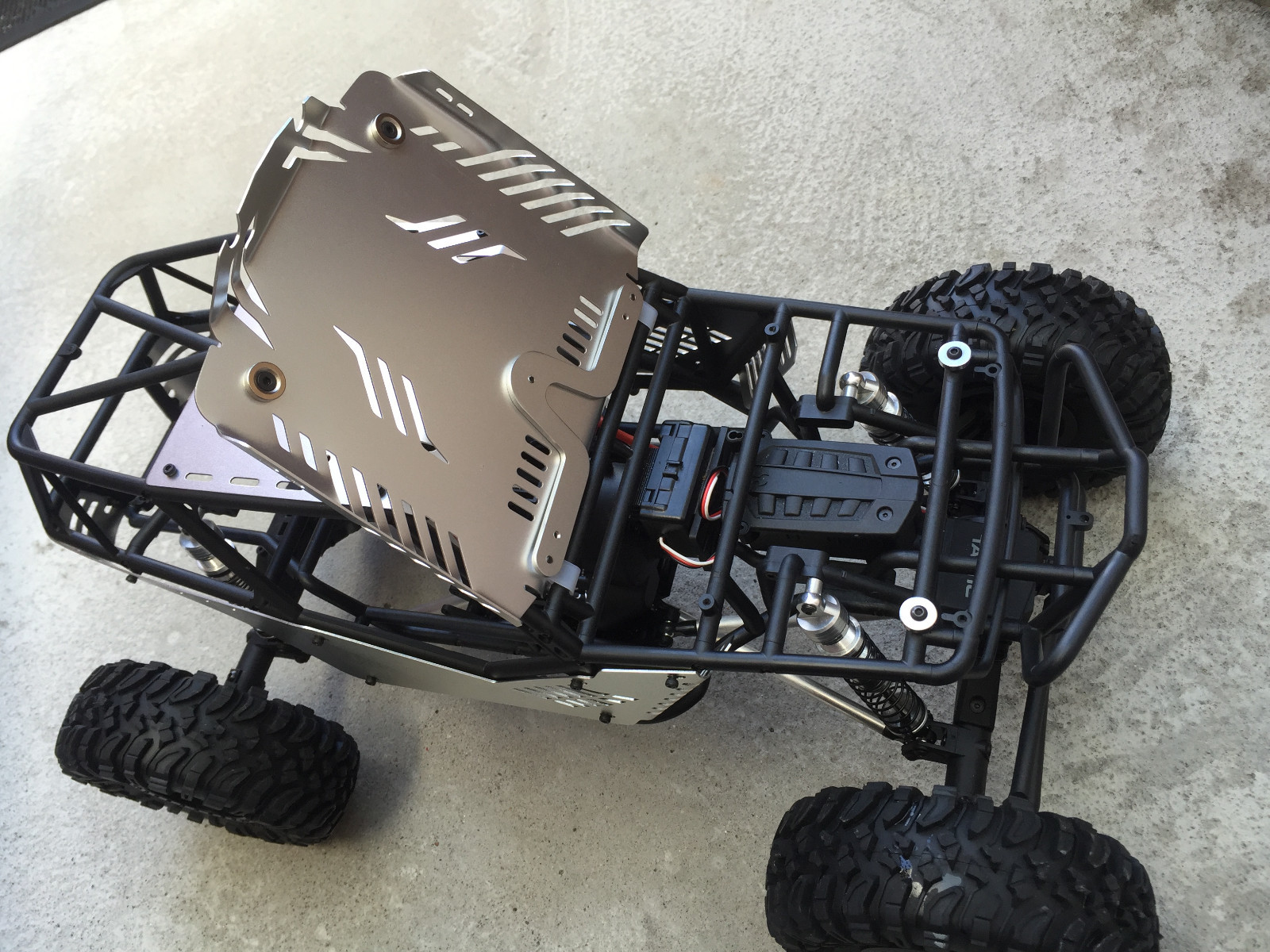 Aluminum Body Panel Kit for 1/10 Axial Wraith Silver | eBay