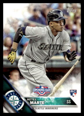 2016 Topps Seattle Mariners Ketel Marte #OD-41 Seattle Mariners ...