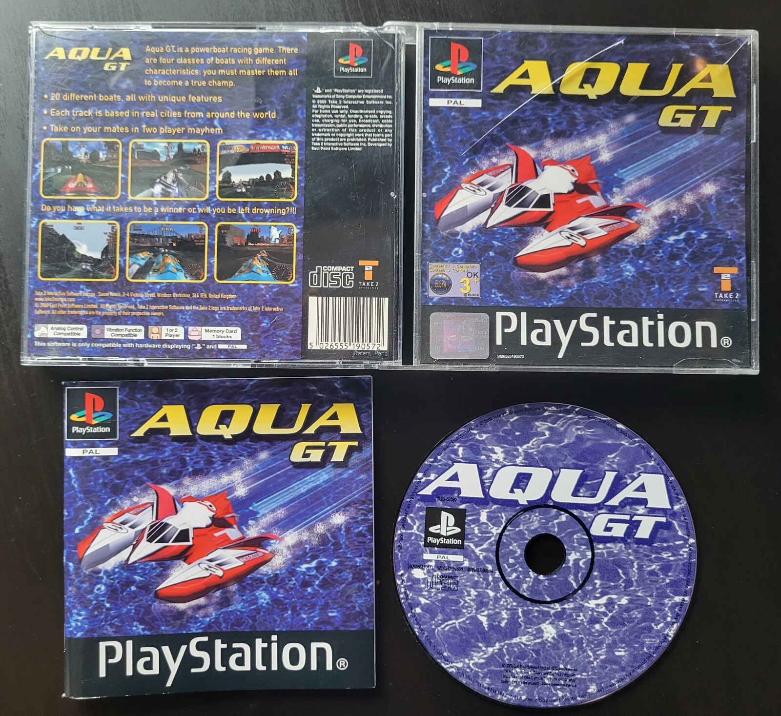 Sony PS1 PlayStation One Game Disk Manual Case Choose Retro Gaming PAL ...