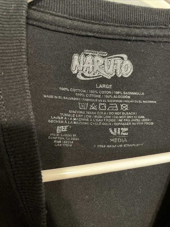 Vintage Naruto Shonen Jump Squad Mens Large T Shirt Y2K 2002 Graphic ...