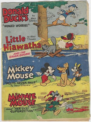 KORNIES AUSTRALIAN CEREAL GIVEAWAY PROMO H-5 6 7 8 UNCUT DISNEY ...