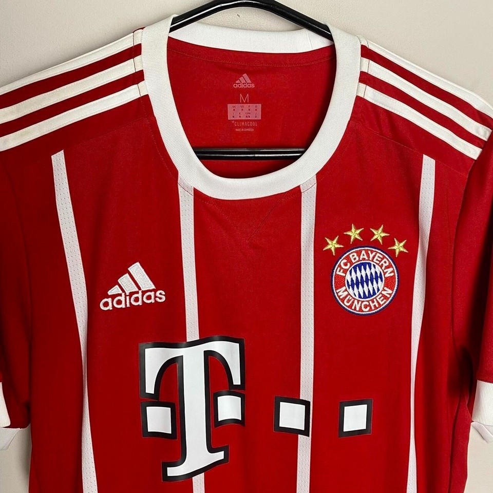Bayern Munich Football Shirt Jersey 2017/18 Home (M) 0886 | eBay UK