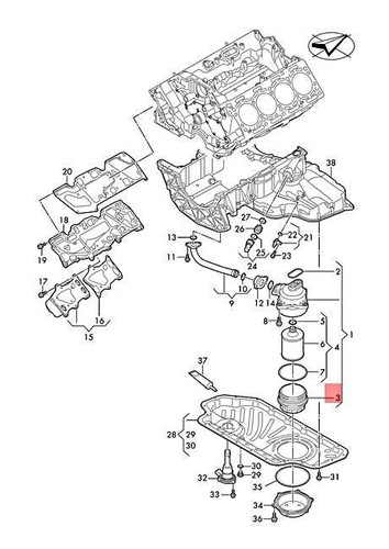 Genuine AUDI VW A8 S8 quattro Audi Q8 Q7 Touareg 4MB 4MG End Cap ...