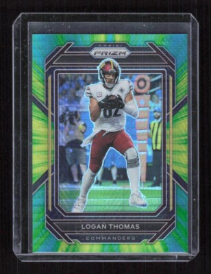 2022 Panini Prizm #296 Logan Thomas Hyper Prizm #'d /175 | eBay