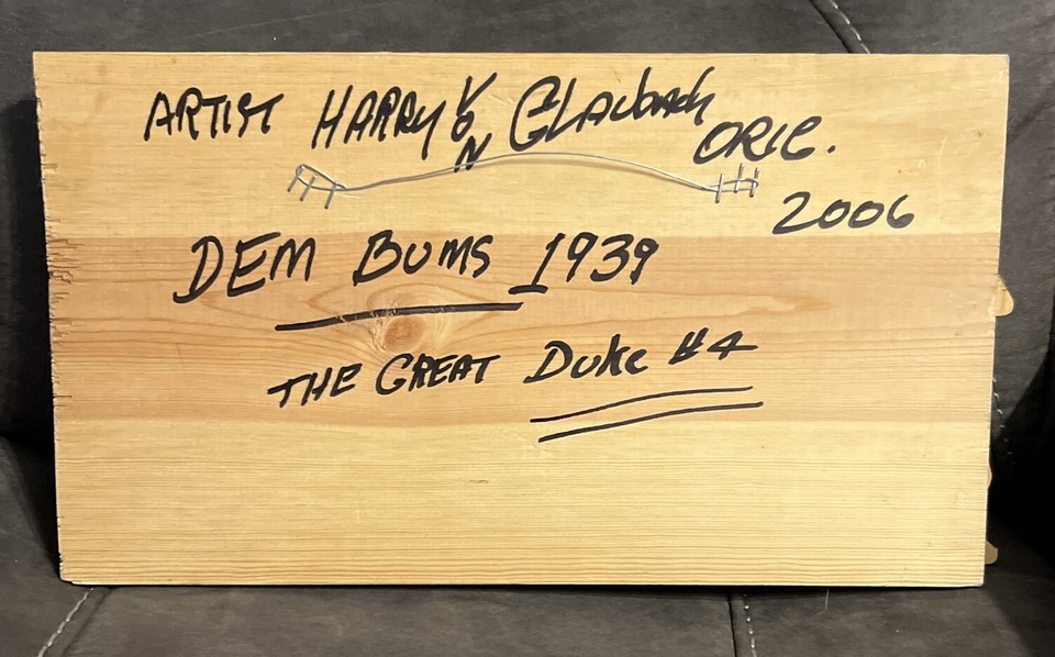 Rare Harry Von Glaubach Brooklyn Dodgers Ebbets Field Wood Assemblage ...
