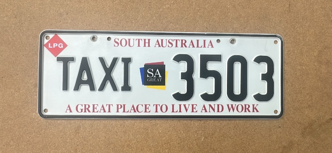 License plate Number plate S/AUST Taxi | eBay Australia