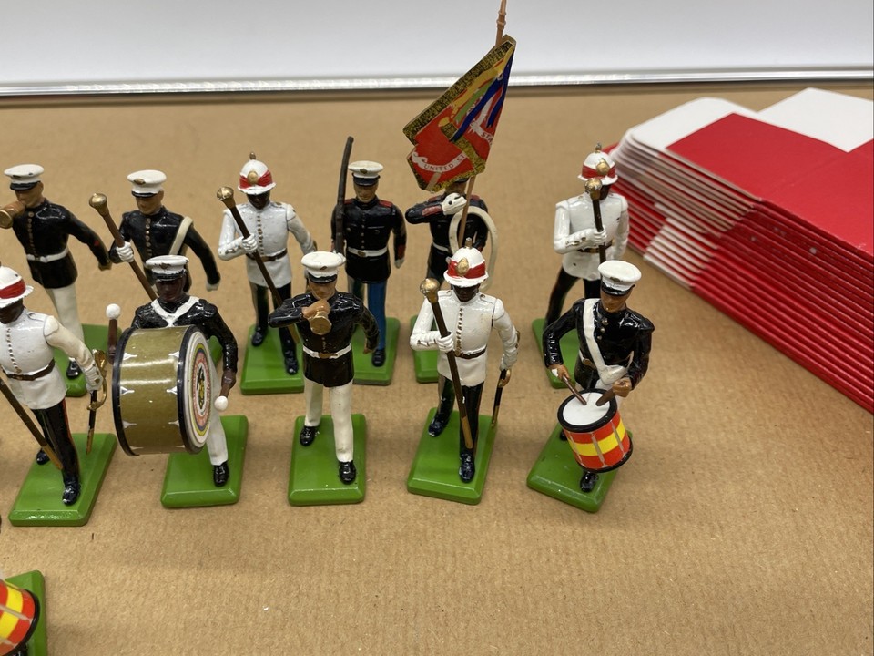 19 Vintage Britains W Britain Lead Toy Soldiers Royal Marines ...