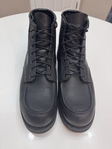 Red Wing Heritage Men’s Moc Toe Boots Size 12 8074 Black Harness (worn ...