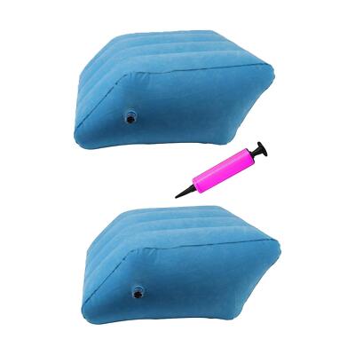 Portable Inflatable Back Leg Knee Rest Pillow Lightweight Bed Cushion ...