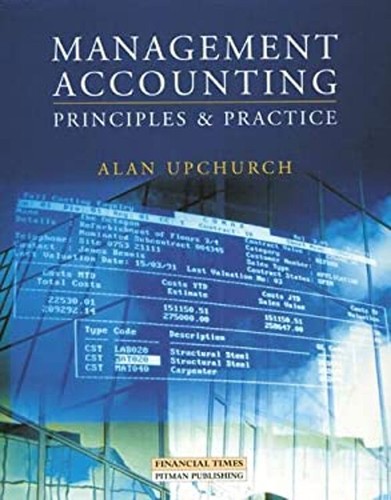 Management Accounting: Principles And Practice Libro en Rústica Alan Hasta 9780273622260 | eBay