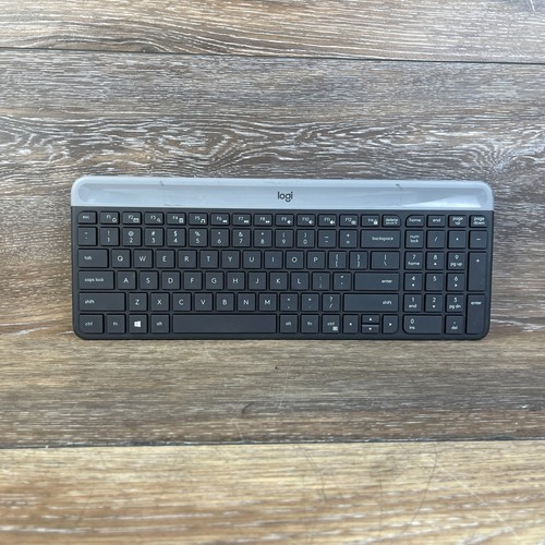 Logitech MK470 Graphite Wireless Connection Portable English QWERTY ...