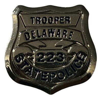 Wholesale Lot of 6 Delaware State Police Trooper Badge Hat Cap Lapel ...