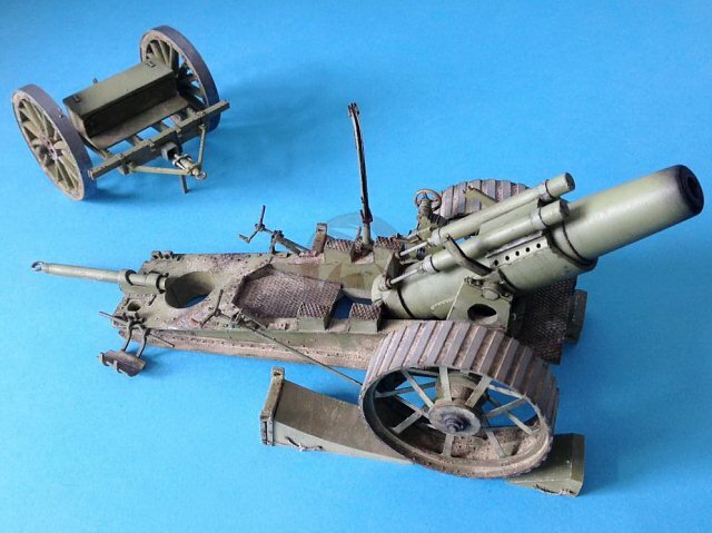 RESICAST 1/35 British BL 8-inch Howitzer Heavy Gun Mk.ii and Limber WWI ...
