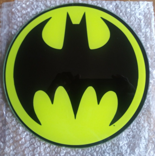 DC Comics Batman WB Glass Shield Wall Hanging Decoration Plate Pyramid ...