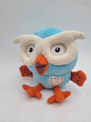 Official Giggle And Hoot Blue Owl Jasnor ABC Kids Plush Soft Stuffed ...