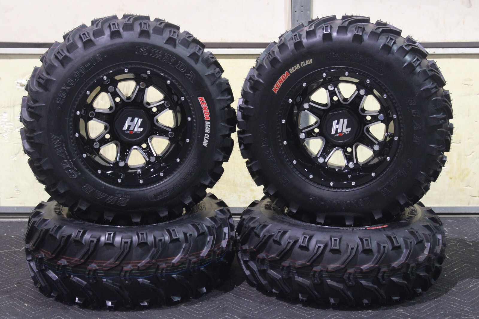 POLARIS SPORTSMAN 800 25" BEAR CLAW ATV TIRE & HL4 WHEEL KIT POL3CA | eBay