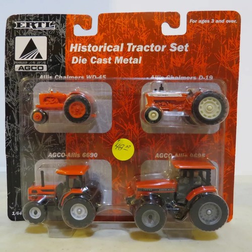 Ertl AGCO- Allis 8070 Historical Tractor Set 1/64 AA-13187-7HD-P | eBay