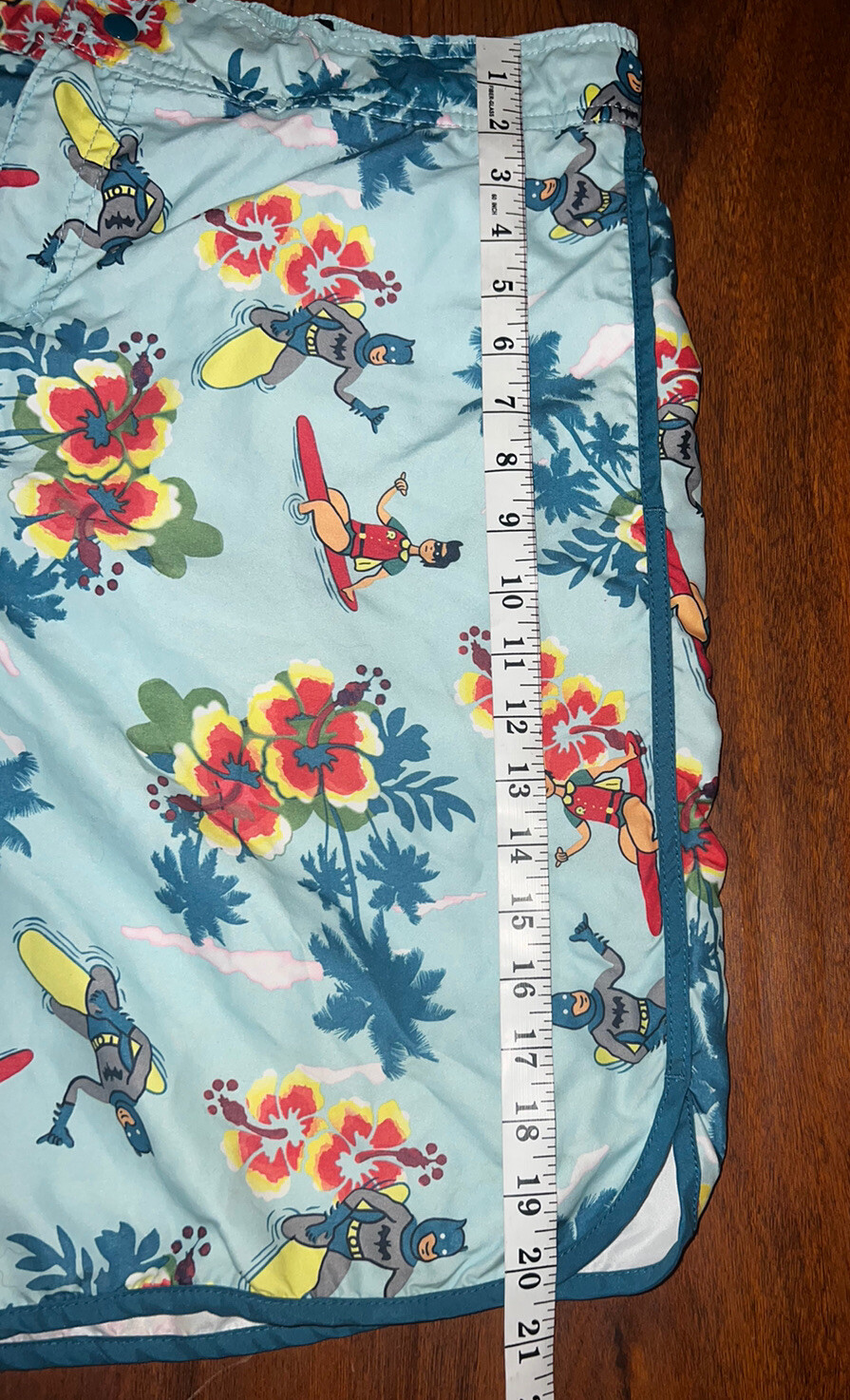 DC Originals Batman and Robin Swim Trunks Board Shorts 2XL Mesh Liner ...